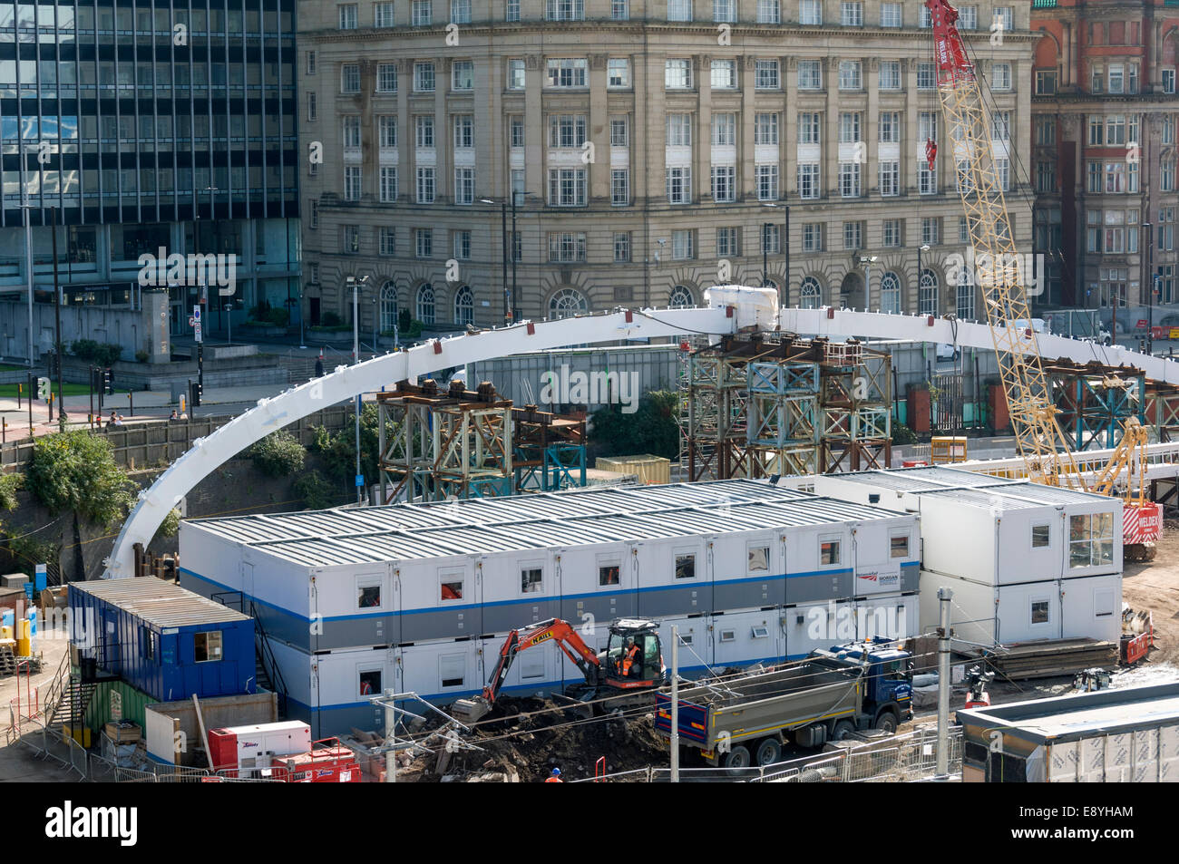 Temporary construction site office hi-res stock photography and images ...