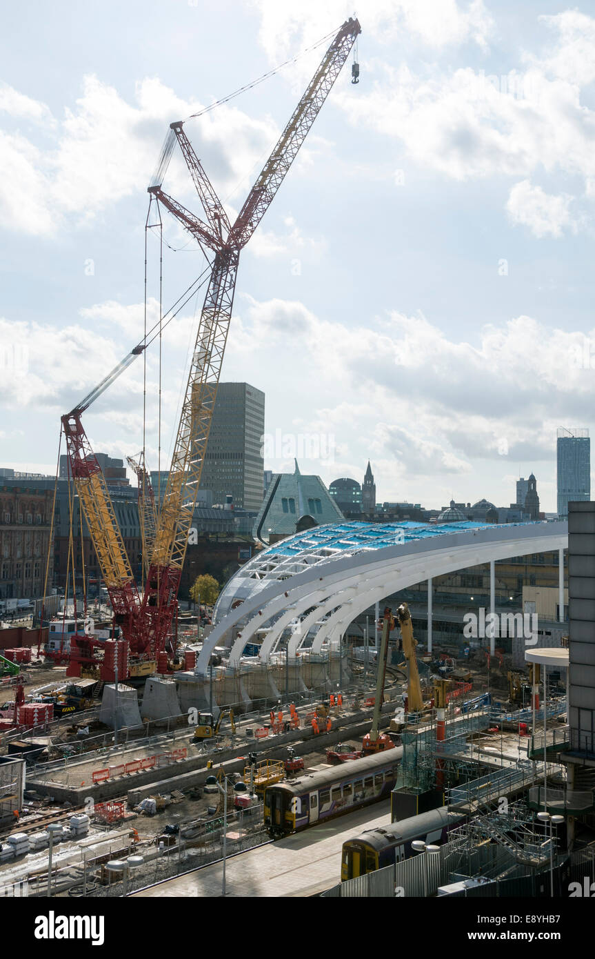 Liebherr LR 1750 crane being used for the new roof being constructed at ...