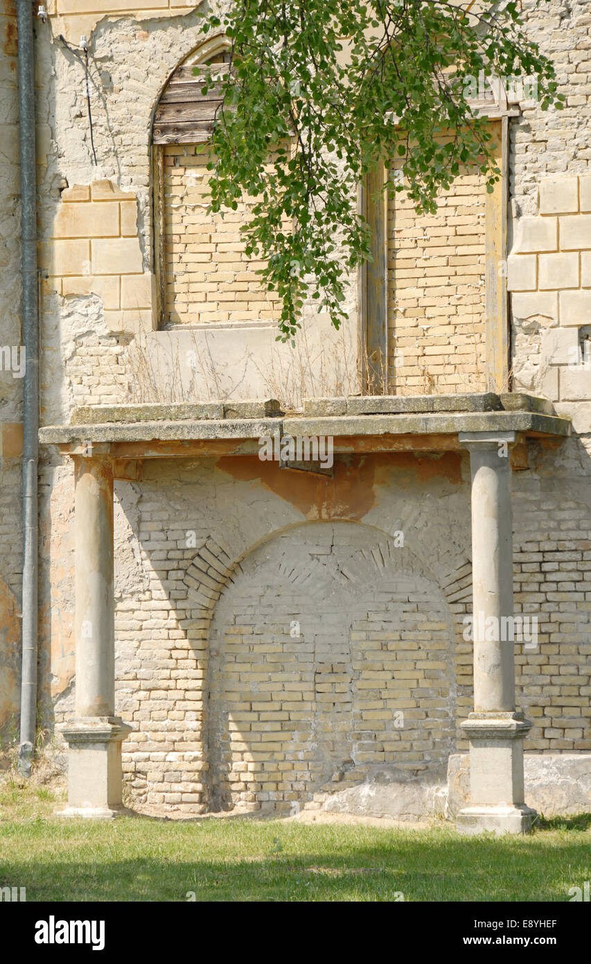 Blind brick windows Stock Photo - Alamy