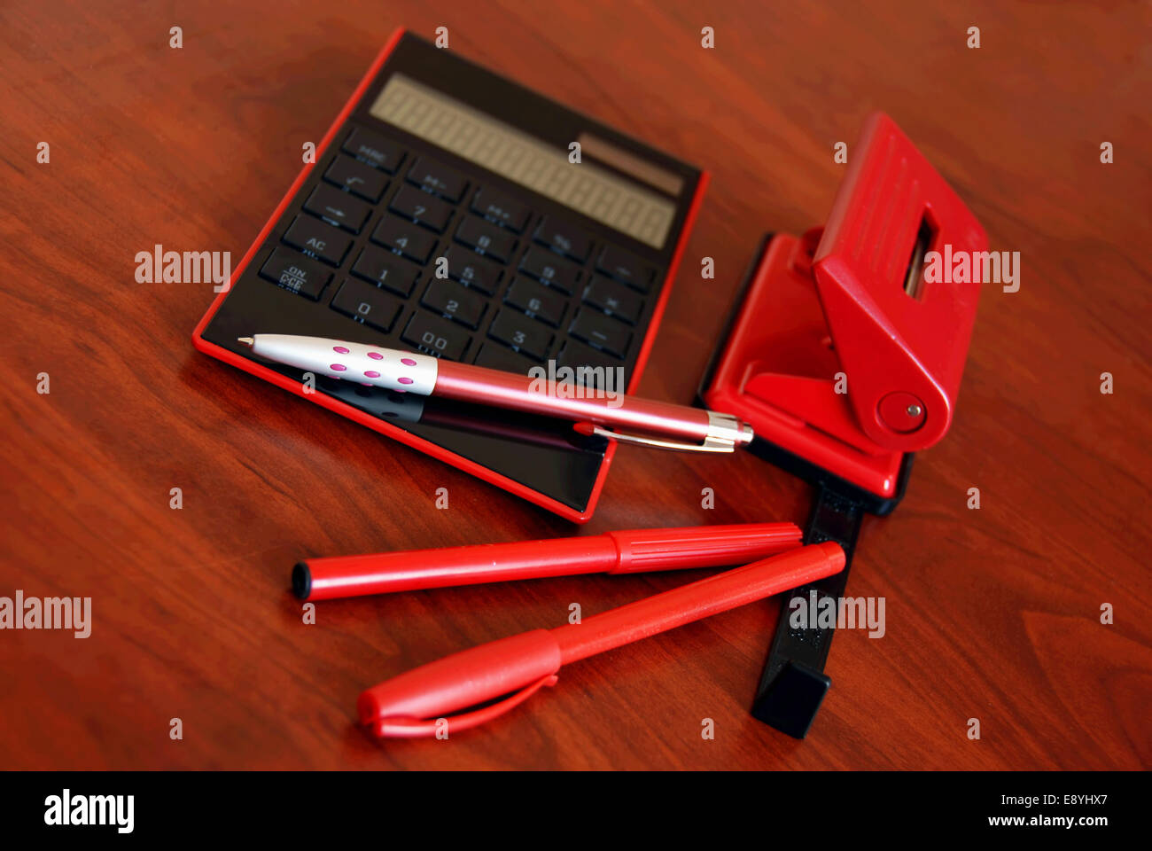 Office desk still life Stock Photo - Alamy