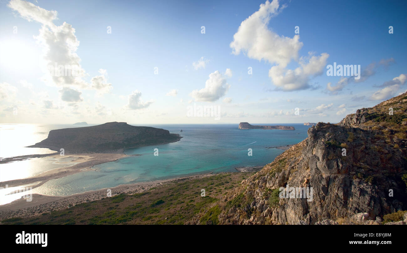 Paradise beach balos view hi-res stock photography and images - Alamy