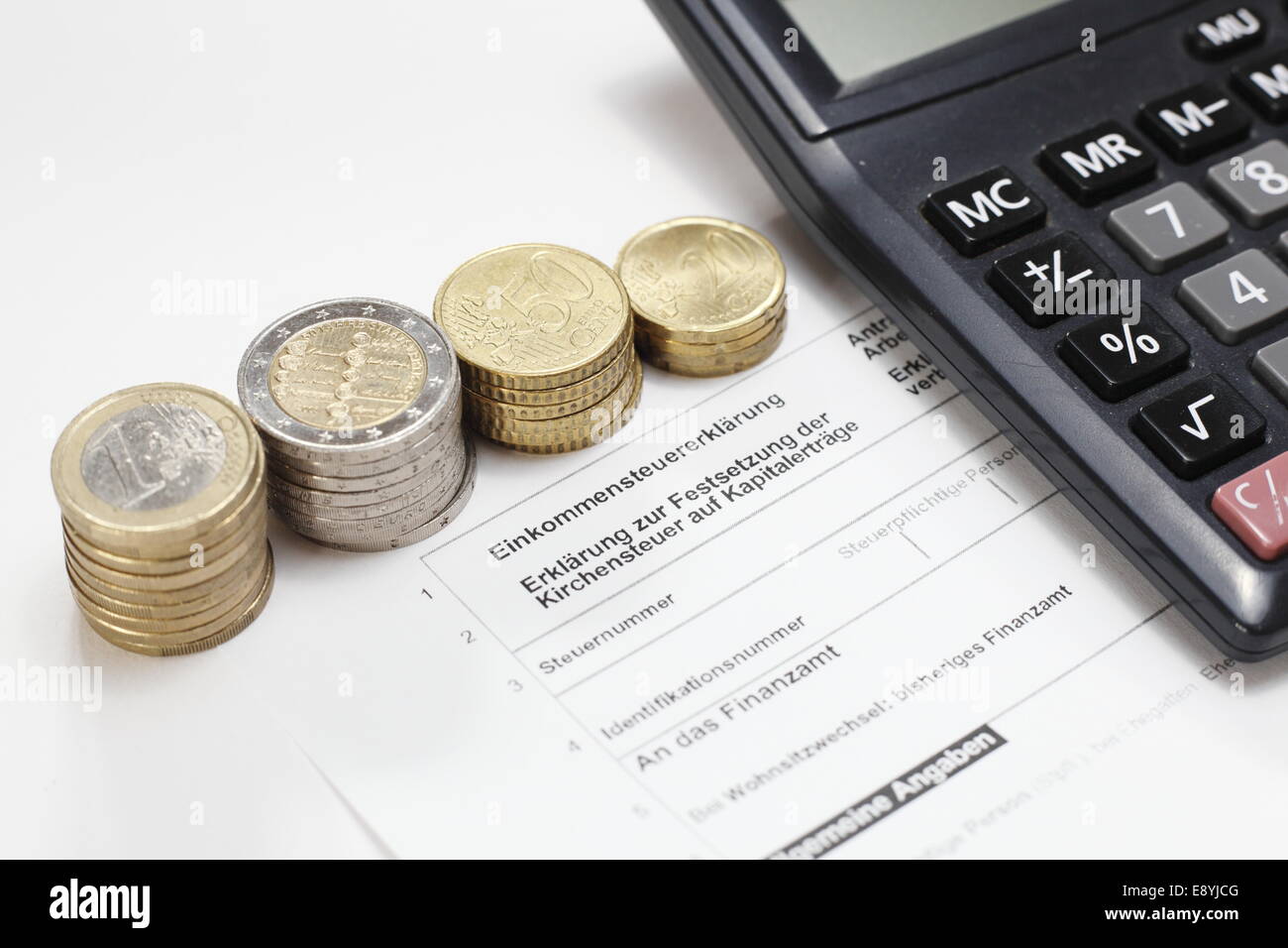 Income tax return Stock Photo - Alamy
