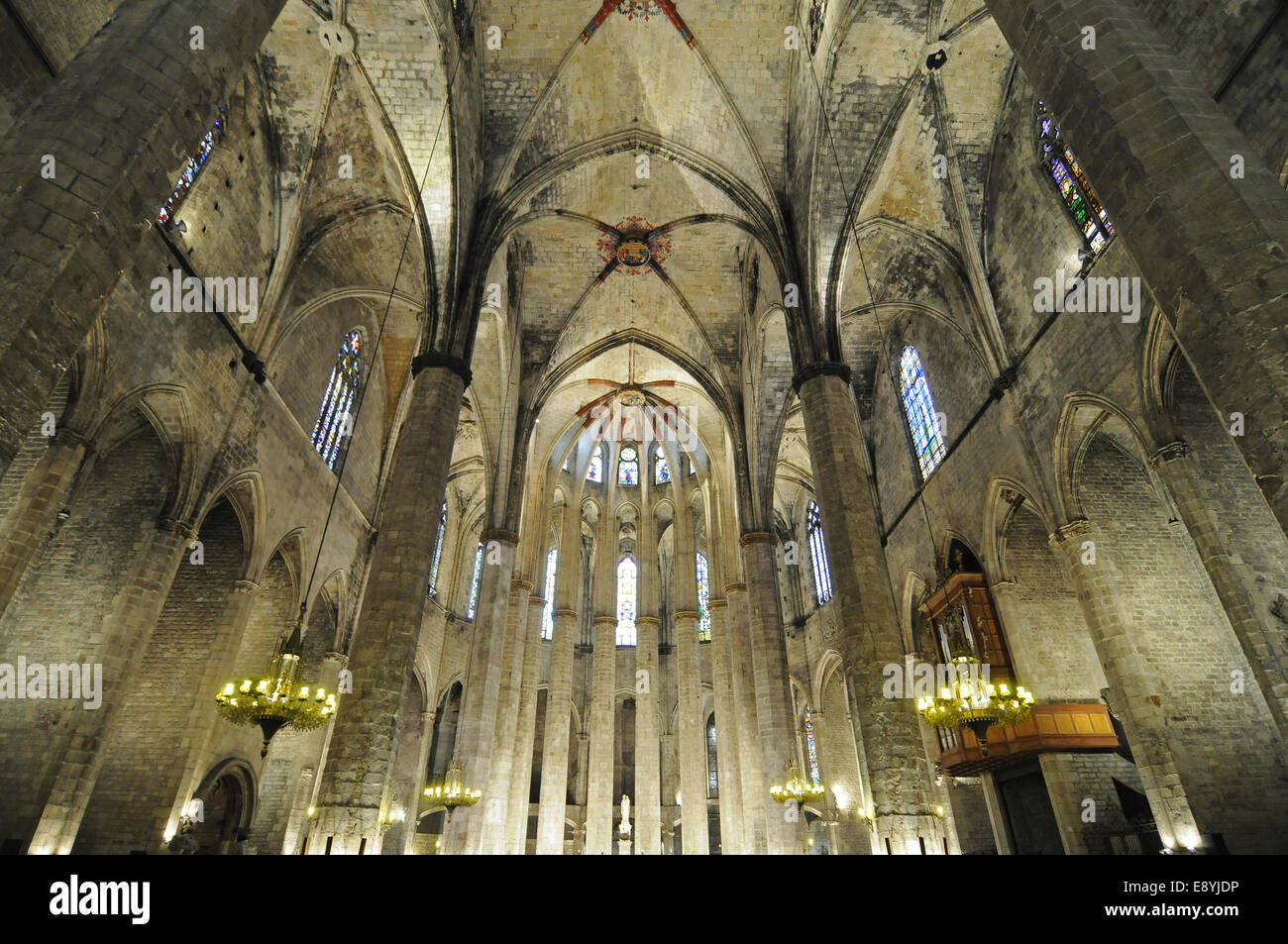 Santa Maria del Mar Stock Photo - Alamy