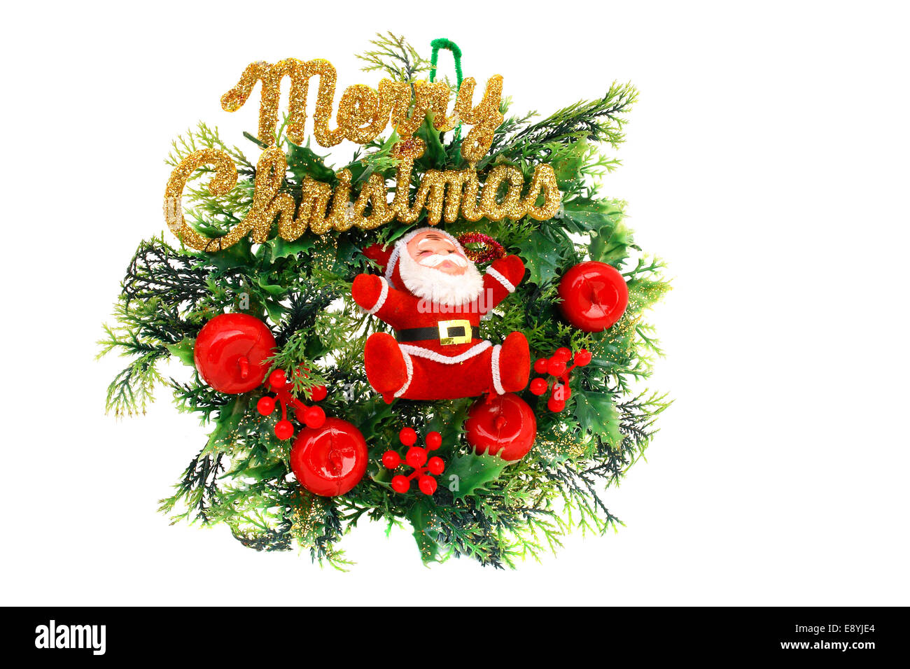 Glitter wreath Cut Out Stock Images & Pictures - Alamy