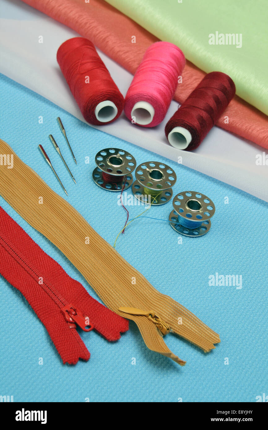Accessories for sewing - needles Stock Photo - Alamy