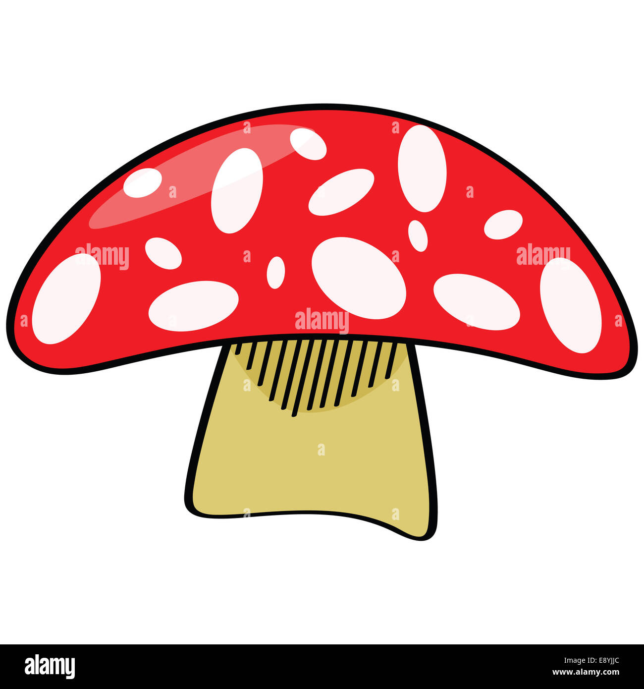 Cartoon Mushroom High Resolution Stock Photography and Images - Alamy