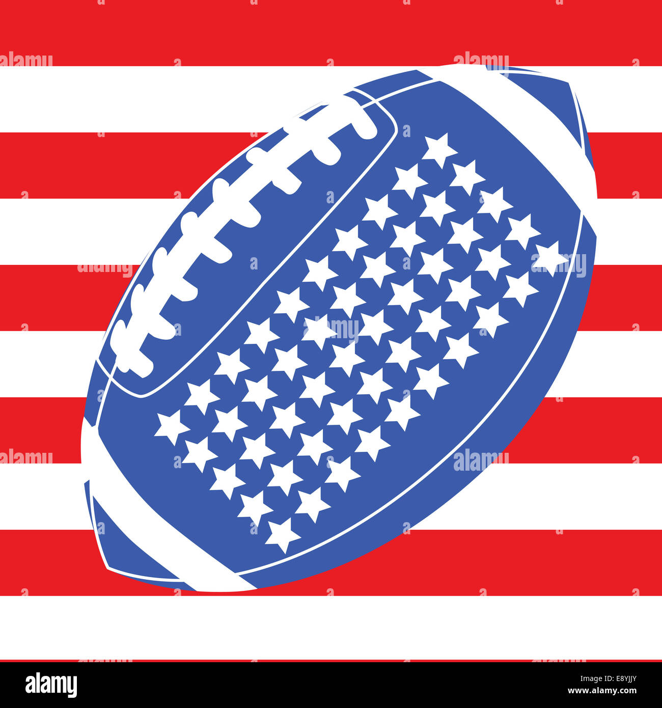 Football usa flag hi-res stock photography and images - Alamy