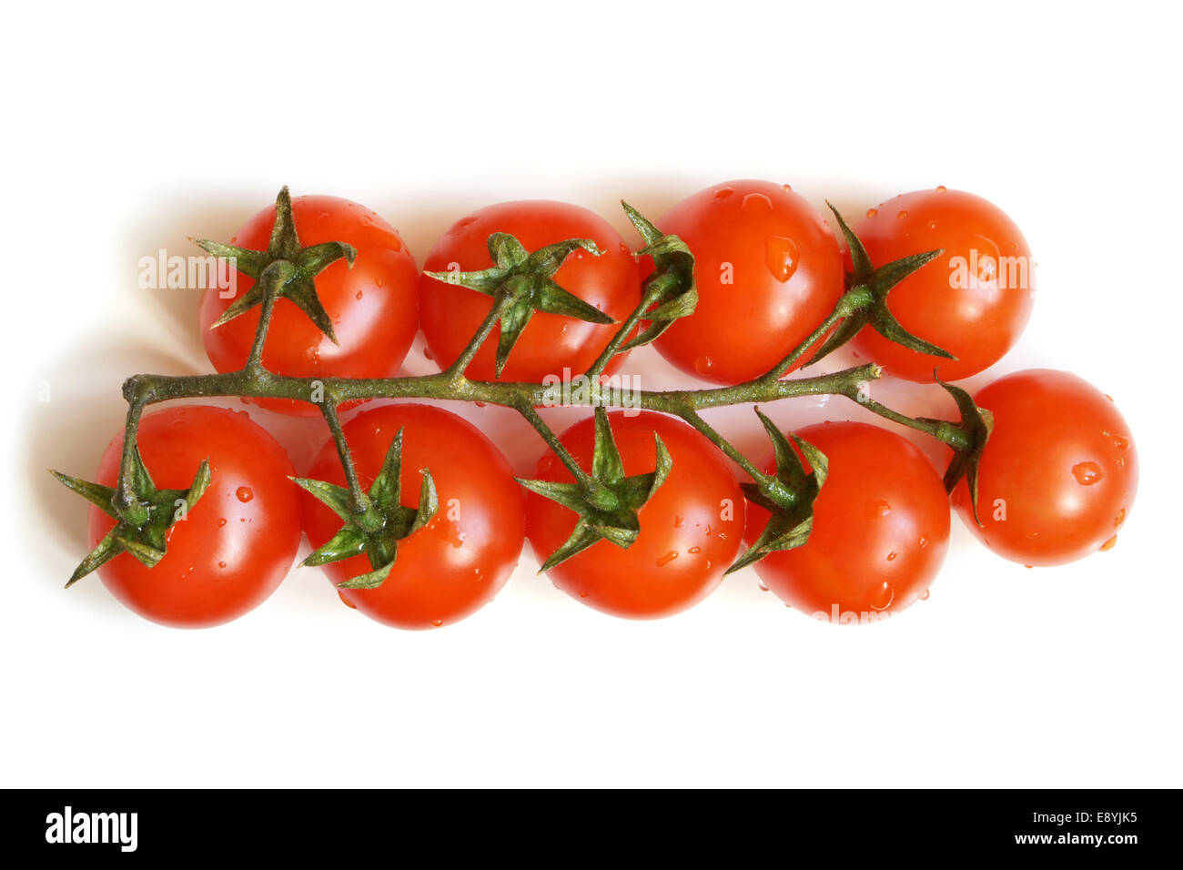 Cherry tomatoes covered drops Stock Photo - Alamy