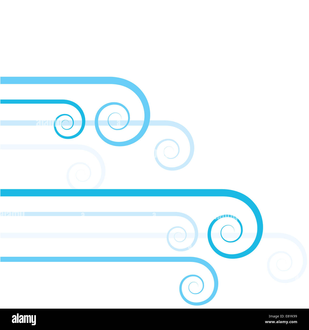 Wind light blue Cut Out Stock Images & Pictures - Alamy