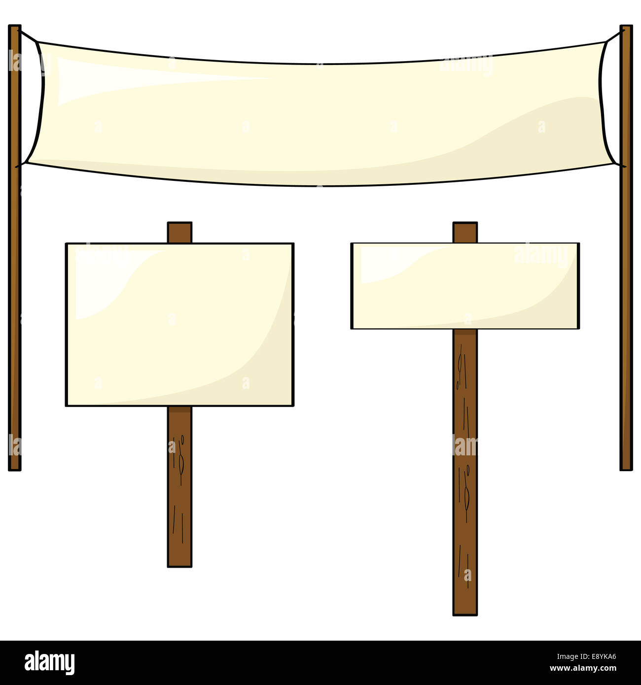 Signs and posts Stock Photo - Alamy