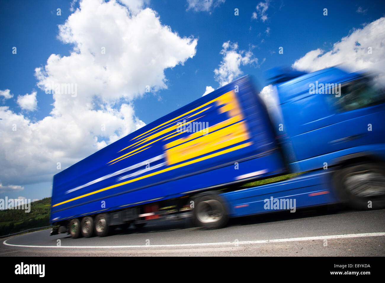 Fast moving truck hi-res stock photography and images - Alamy