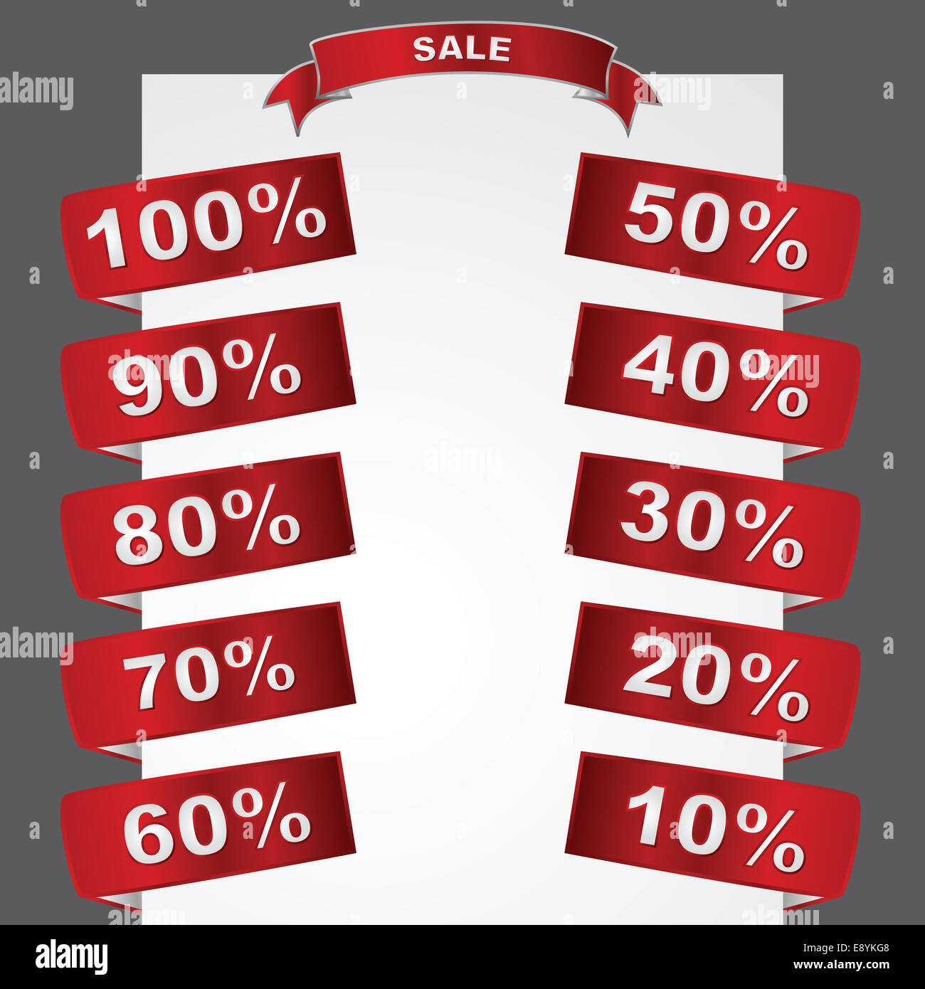 Discount sale tags percentage hi-res stock photography and images - Alamy