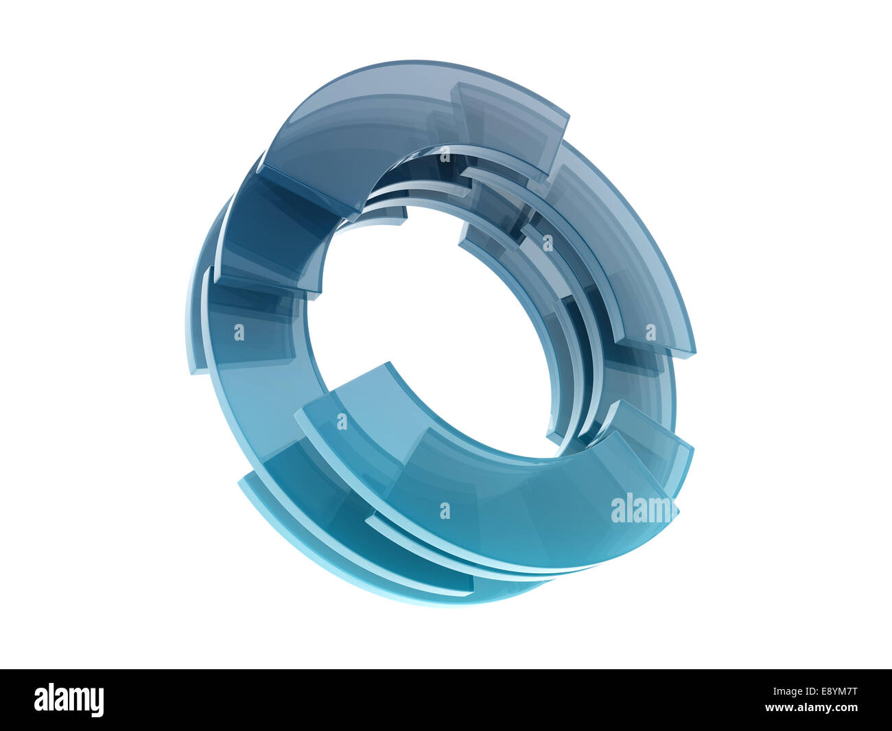 glass circles on white background Stock Photo - Alamy