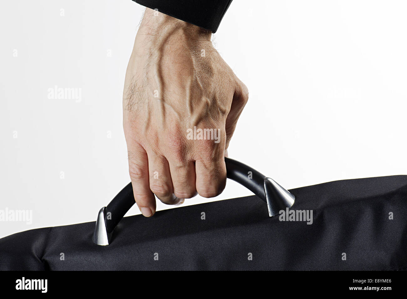 hand of man carrying a briefcase, horizontal image Stock Photo - Alamy
