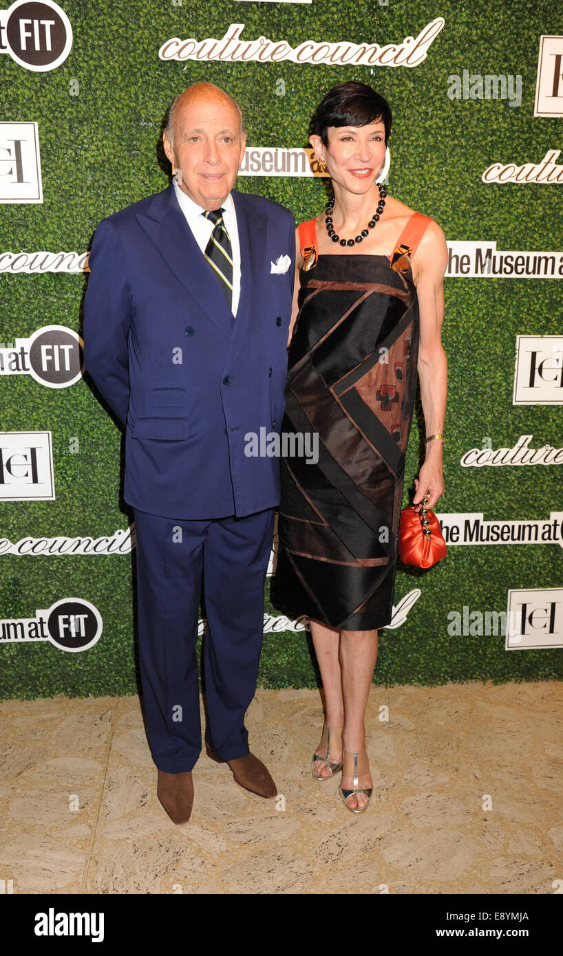 New York.NY.USA. Amy Fine Collins and guest at the 2014 Couture Council ...
