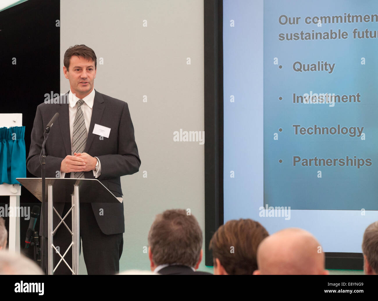 Exeter Devon UK 16/10/14 Opening of Exeter Energy Recovery Facility ...