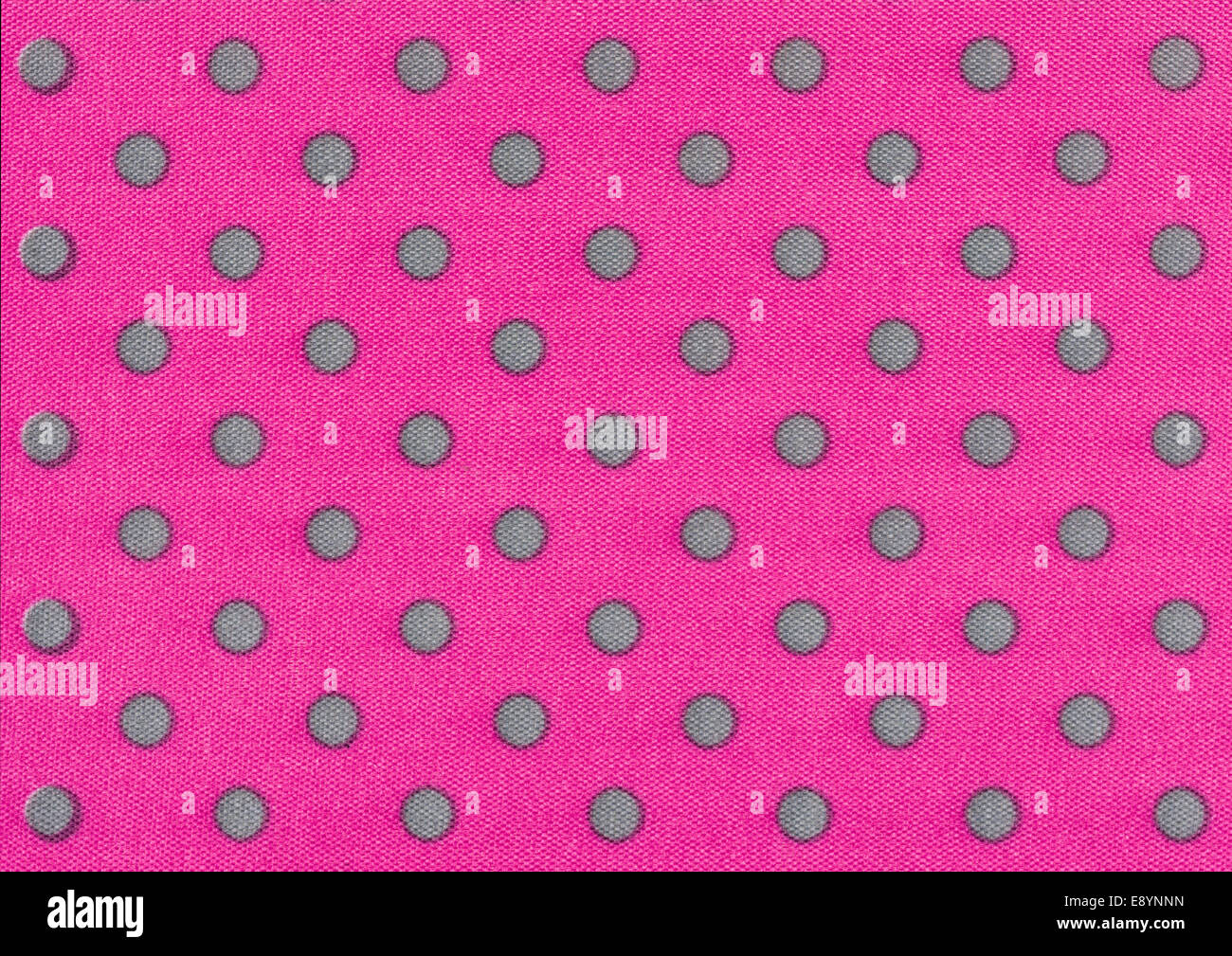 Pink fabric with gray polka dots Stock Photo - Alamy