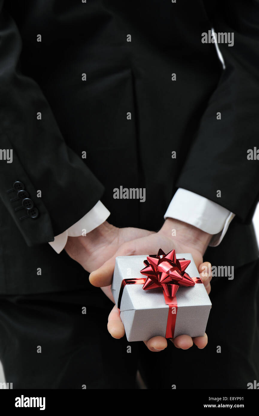 Box package in hands hi-res stock photography and images - Alamy