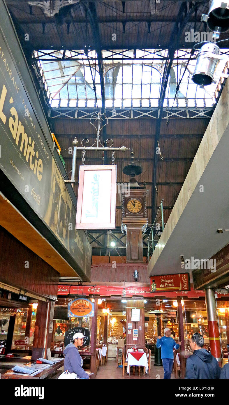 port indoor market Montevideo Uruguay Stock Photo - Alamy