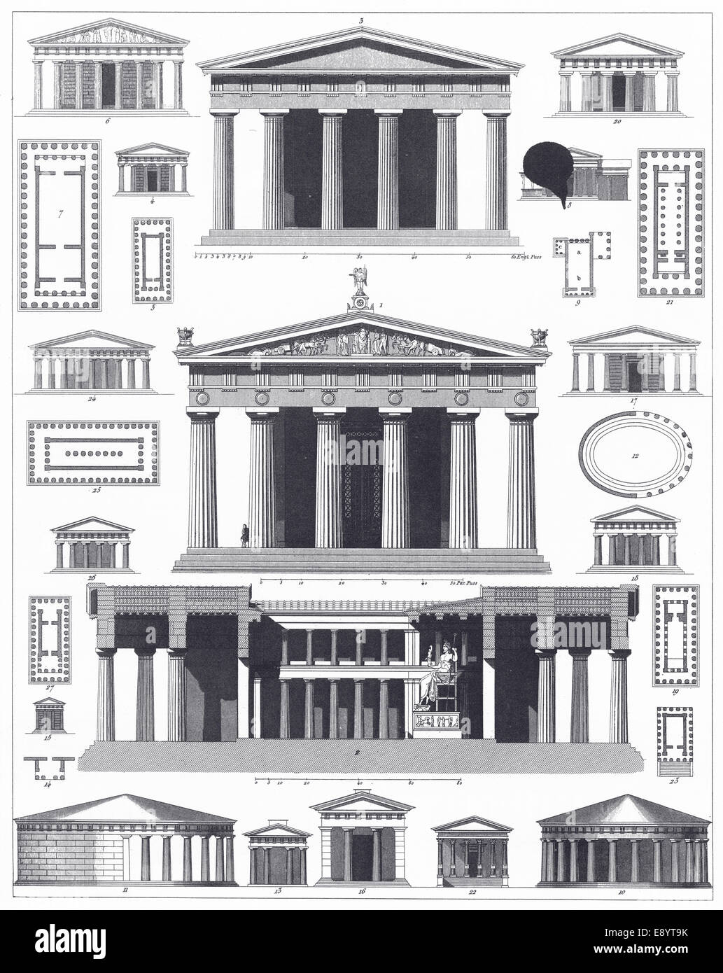 Classical roman temples High Resolution Stock Photography and Images ...