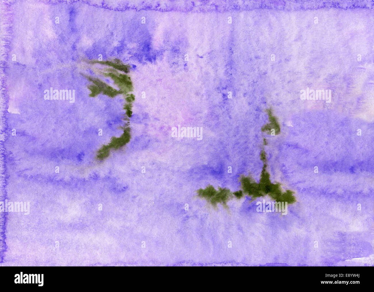 Abstract blue purple watercolor splash hi-res stock photography and ...
