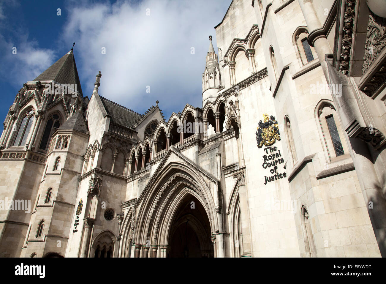 Royal Courts of Justice on the Strand in London UK Stock Photo - Alamy