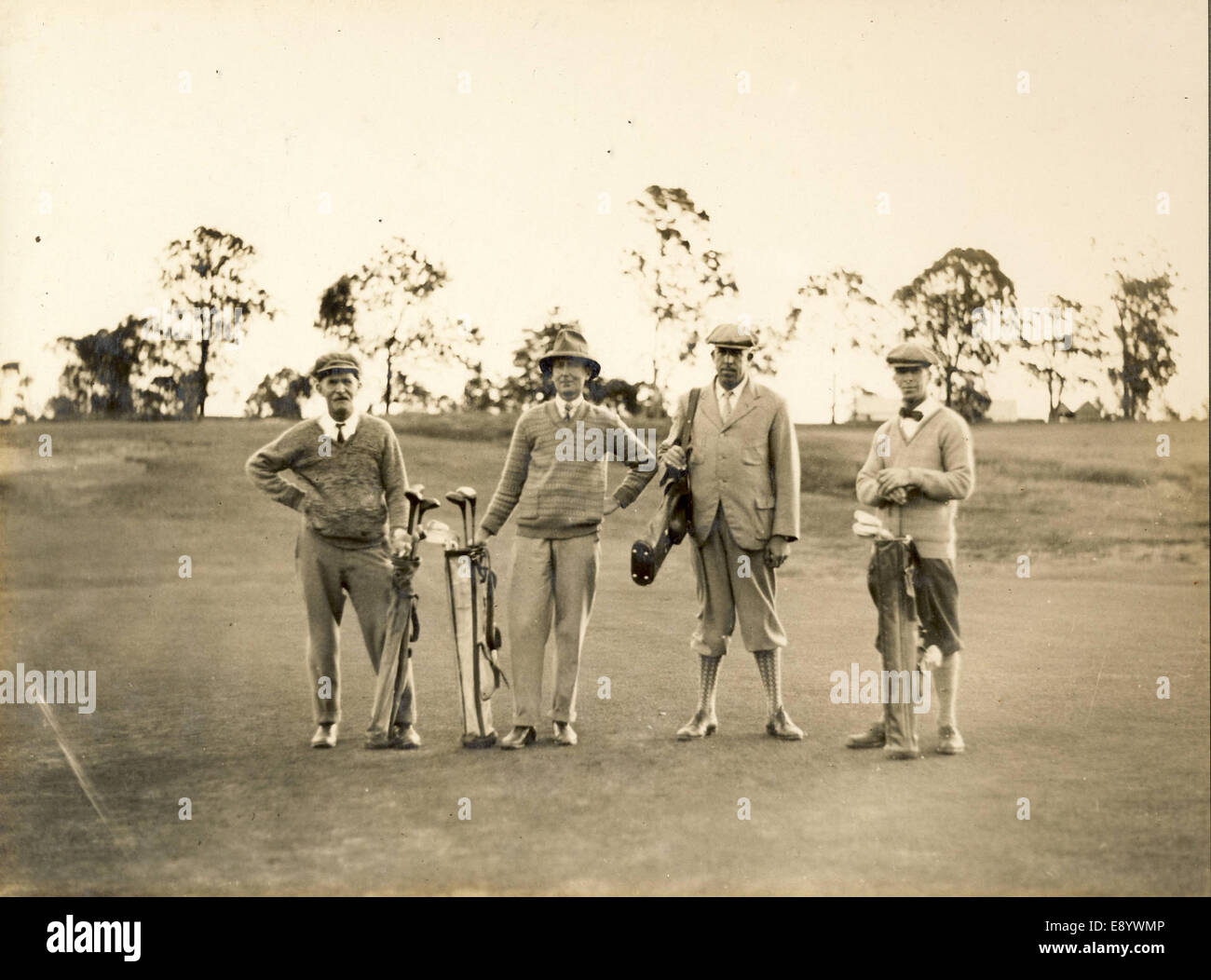 A photograph of Brisbane Golf Club, taken in 1929. The image captures ...