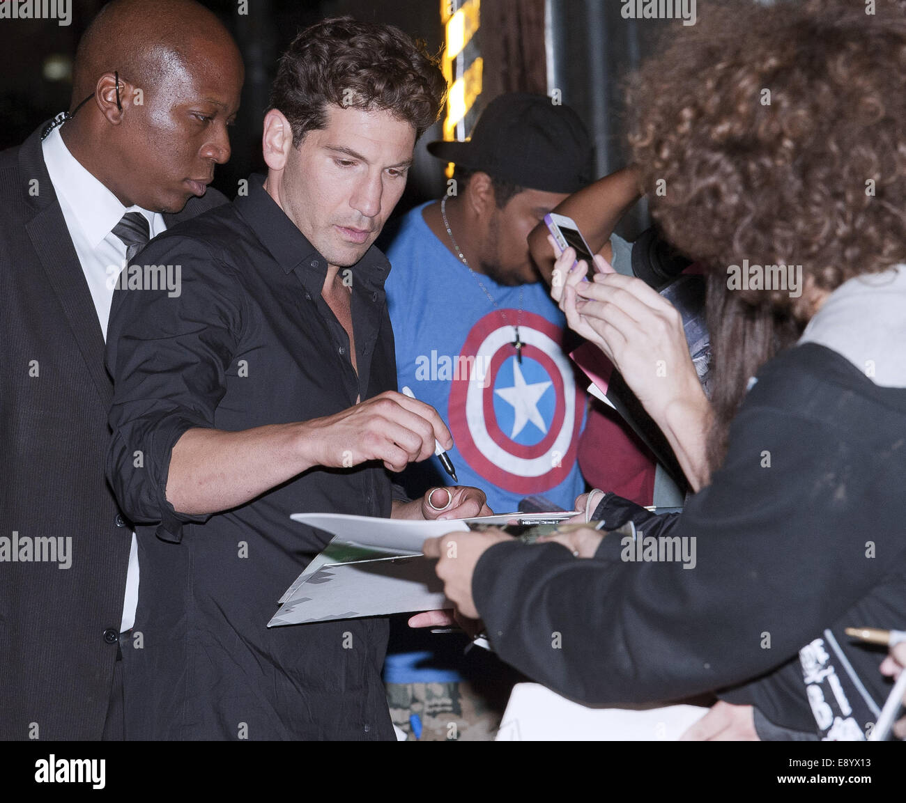 Hollywood, California, USA. 8th Oct, 2014. American actor Jon Bernthal ...