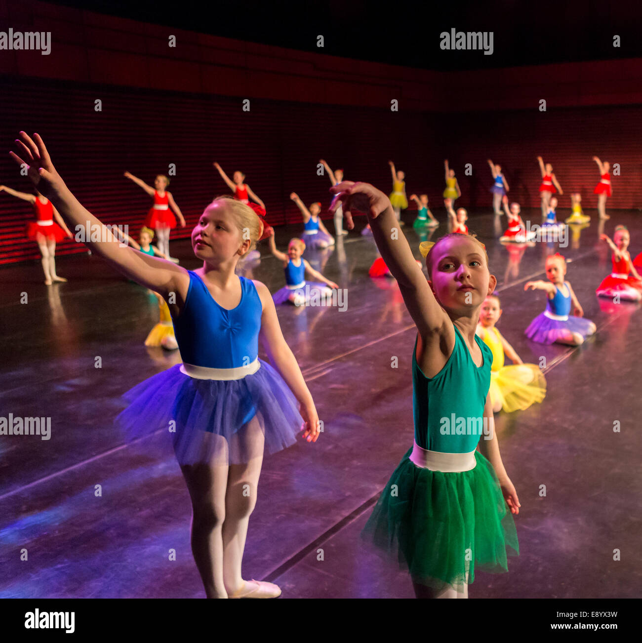 Ballet Dancers, Children's festival, Harpa, Reykjavik, Iceland Stock ...
