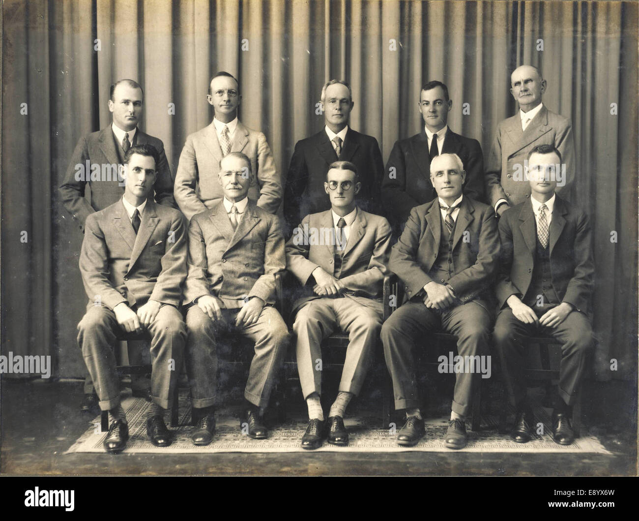 A photograph of the Brisbane Golf Club Committee, capturing the group ...