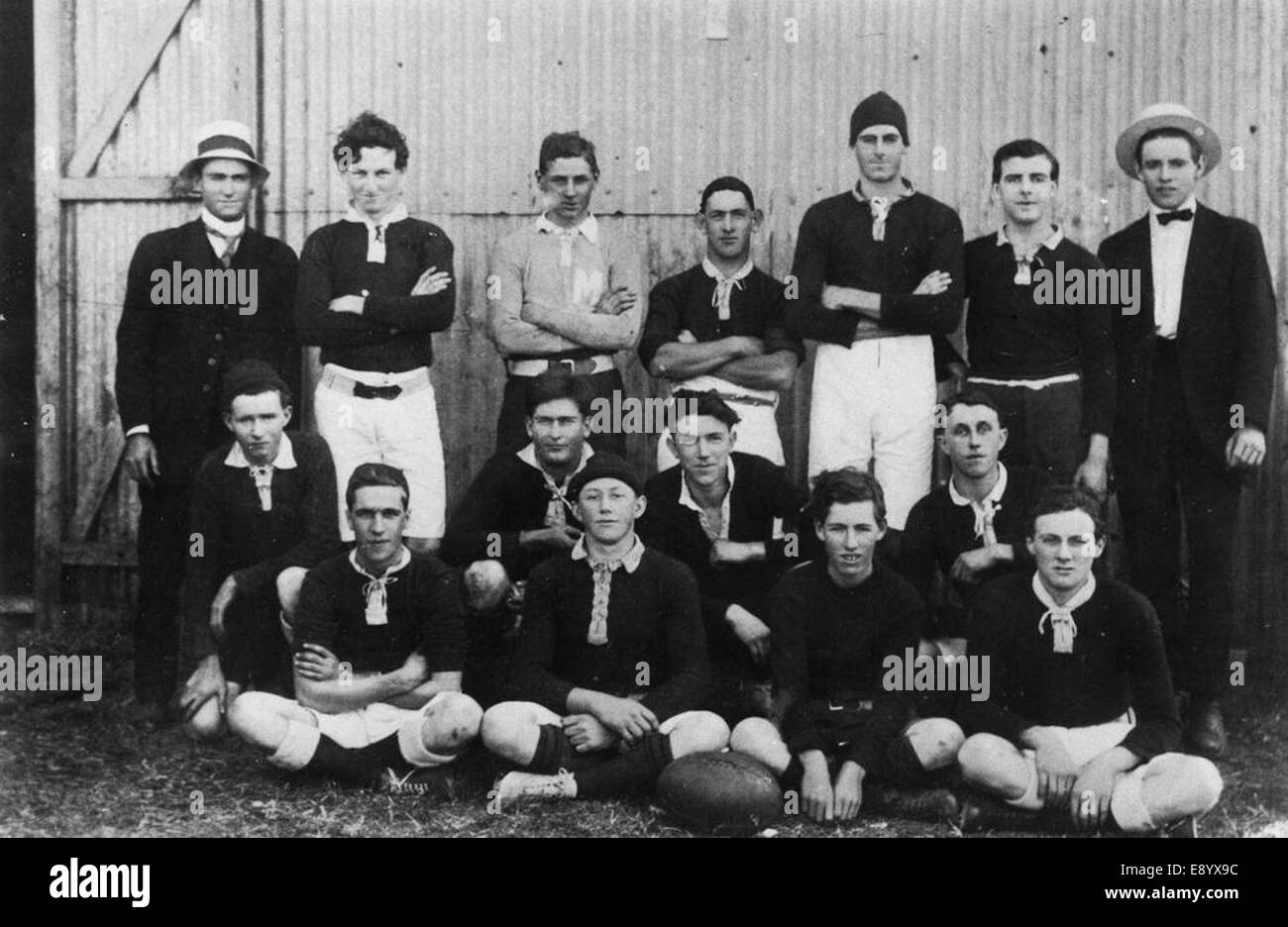 A photograph of football players from the Howard Junior Football Club ...