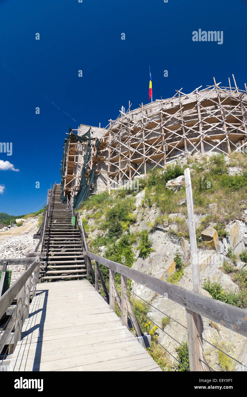 Image of the Deva fortress from Transylvania Stock Photo - Alamy