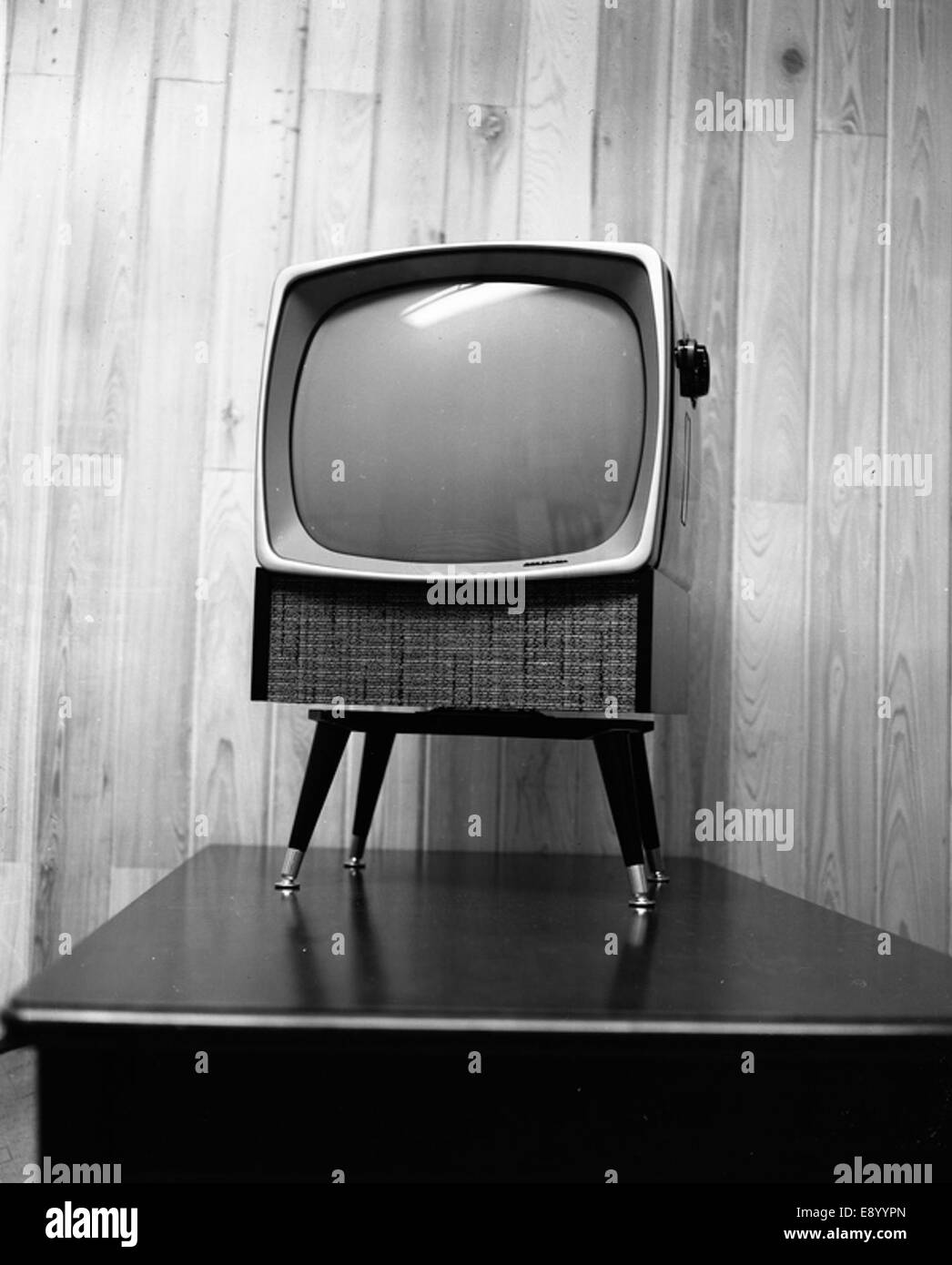 Tv model Black and White Stock Photos & Images - Alamy