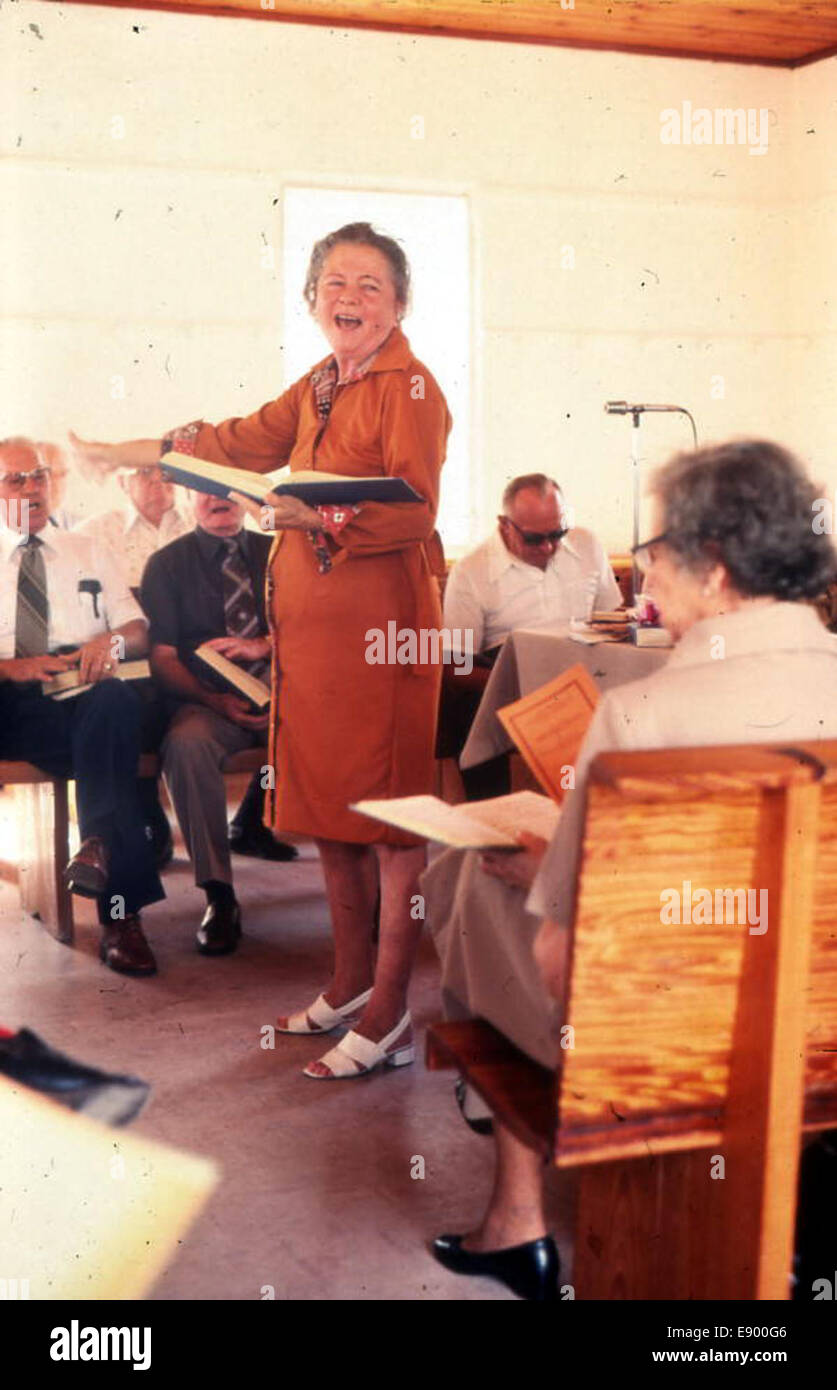 Woman leading Sacred Harp singing - Old Chicora 14763415636 o Stock ...