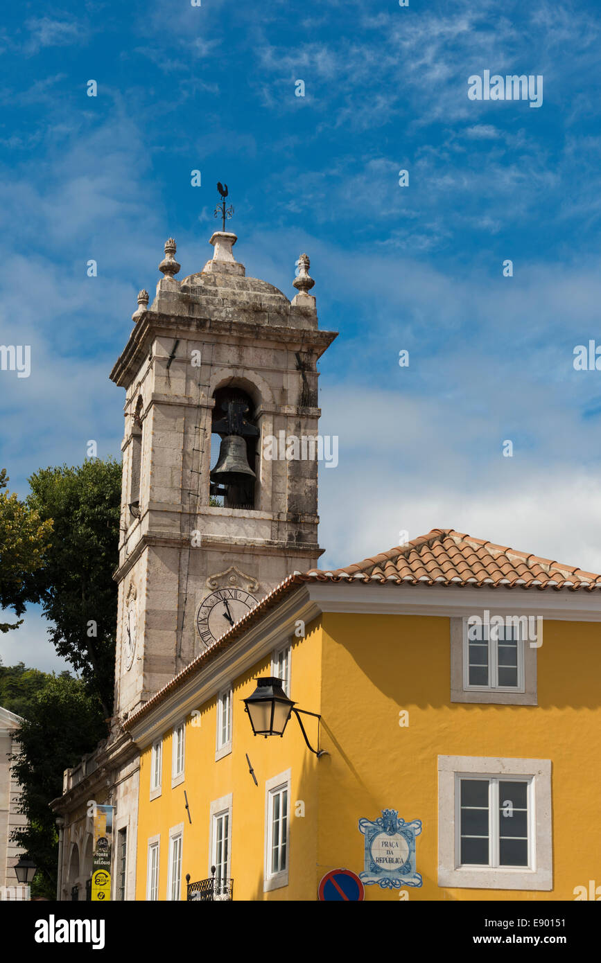 Portugal Sintra Igreja de Sao Martinho Praca da Republica church ...