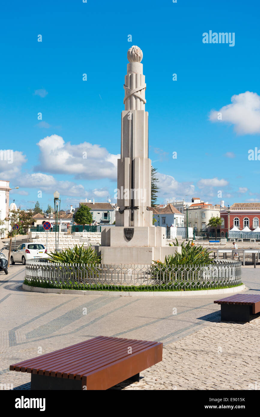 Portugal Algarve Tavira late Bronze Age port town rebuilt 18th century ...