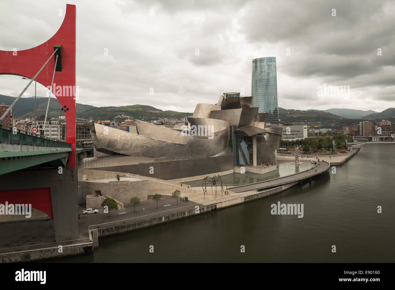 Guggenheim museum aerial view bilbao hi-res stock photography and ...
