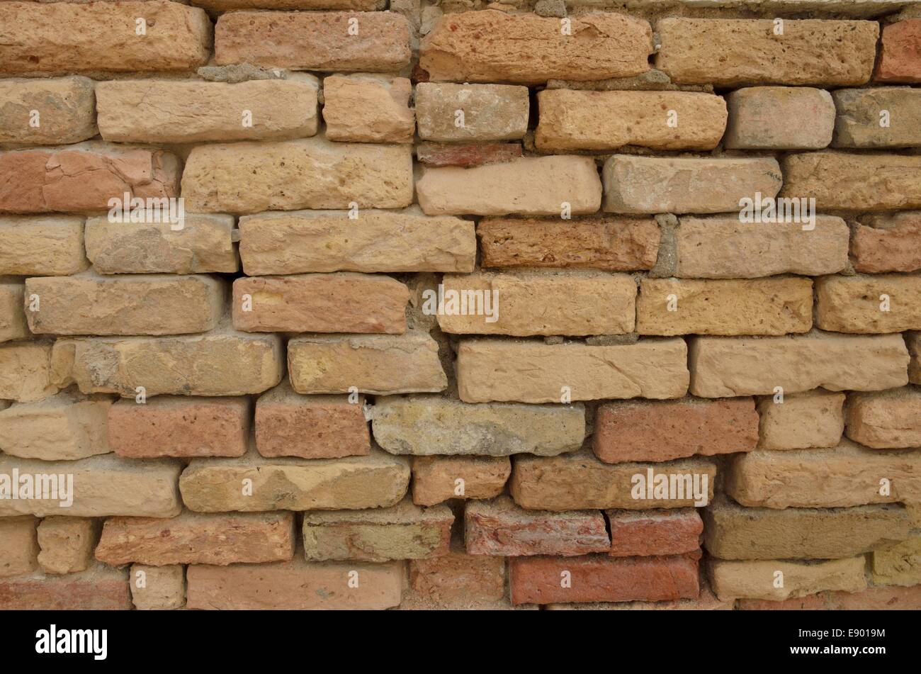 Brick wall of a building in Venice, Italy Stock Photo - Alamy
