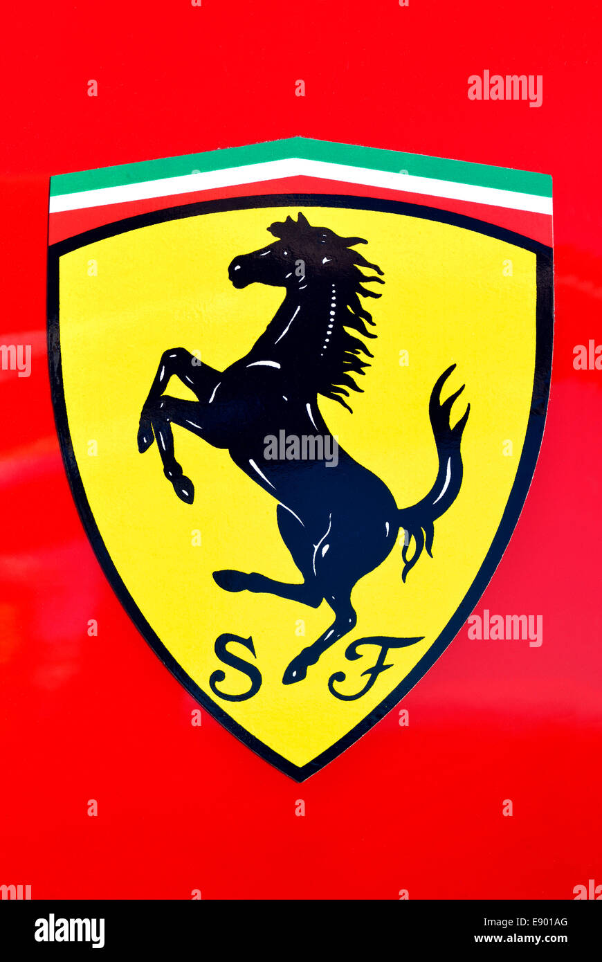 Vintage ferrari badge hi-res stock photography and images - Alamy