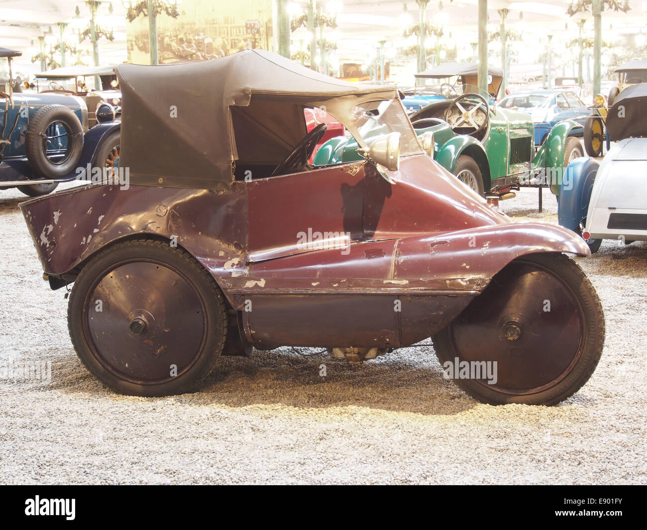 The 1923 SCOTT Tricar is a three-wheeled vehicle powered by a 2 ...