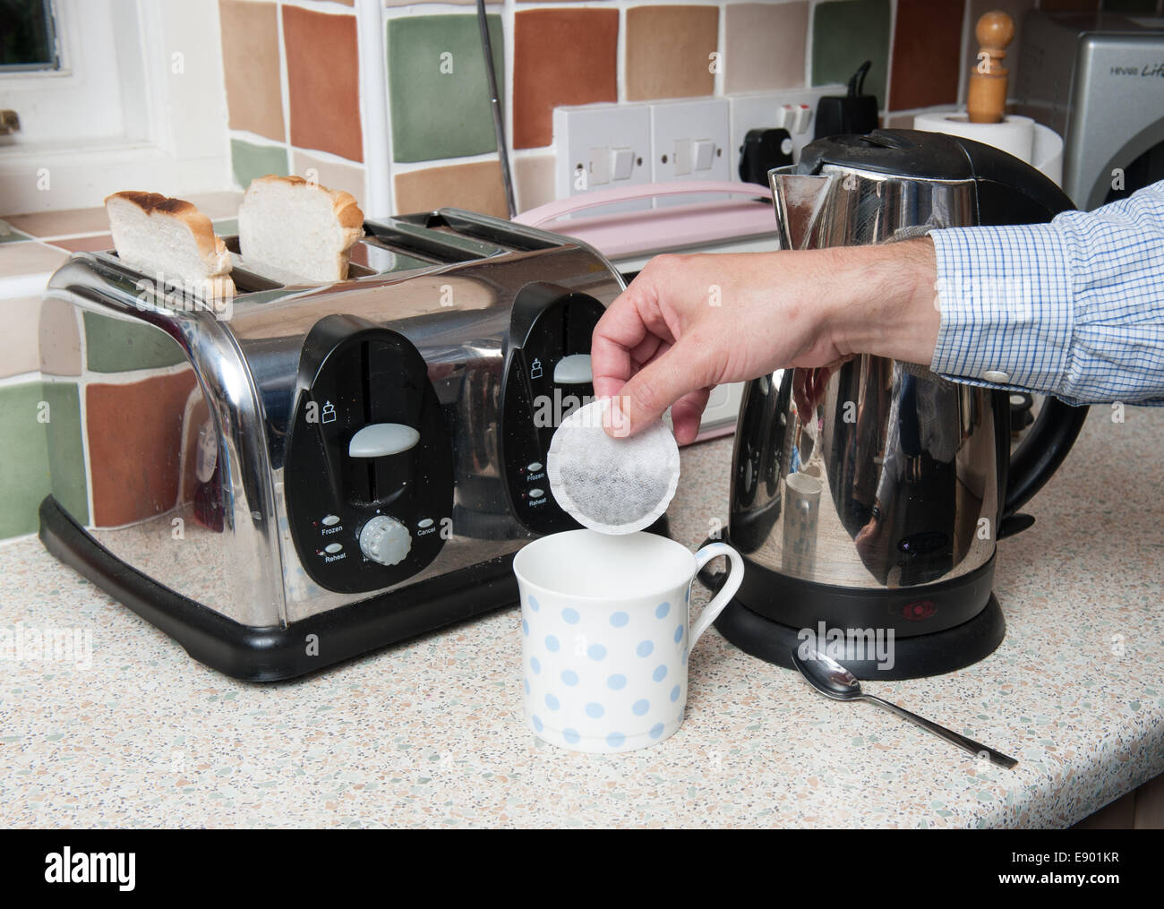 Dropping teabag hi-res stock photography and images - Alamy