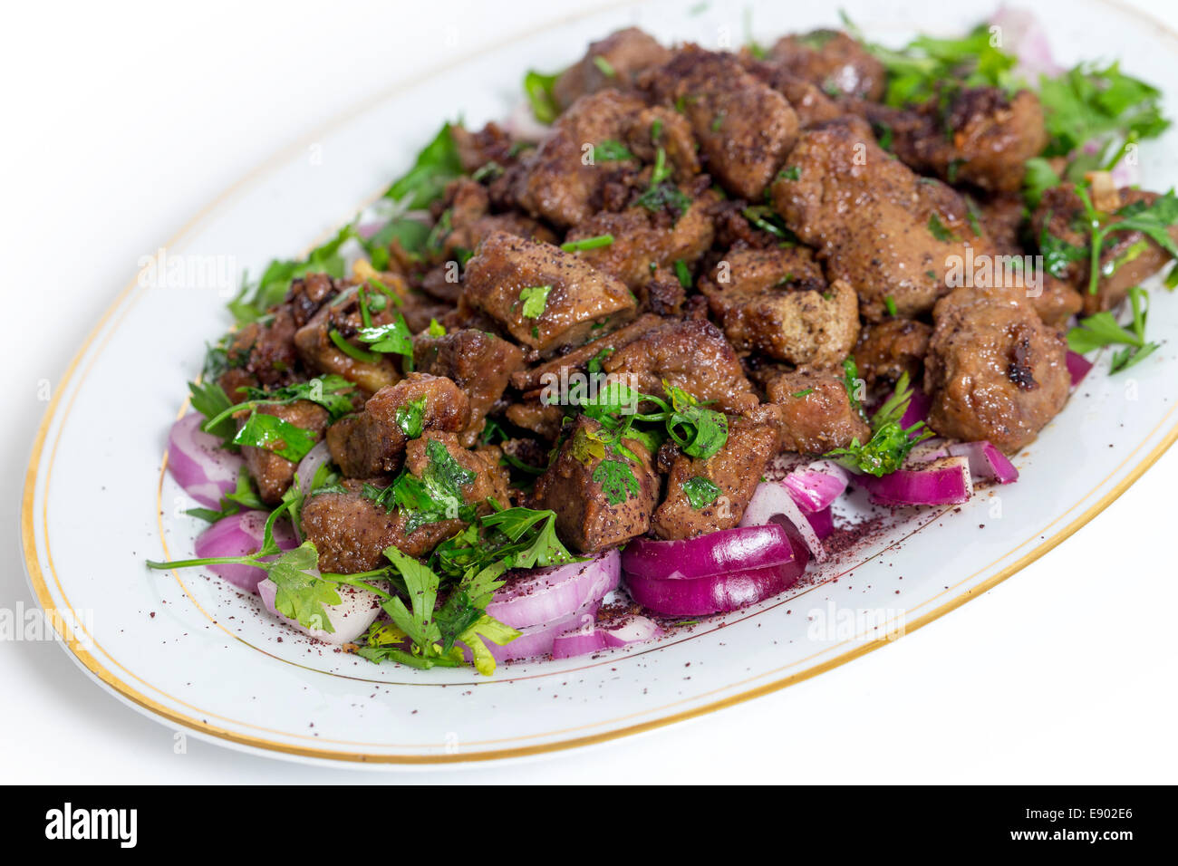 Albanian Liver, a traditional Turkish spiced lamb's liver recipe ...