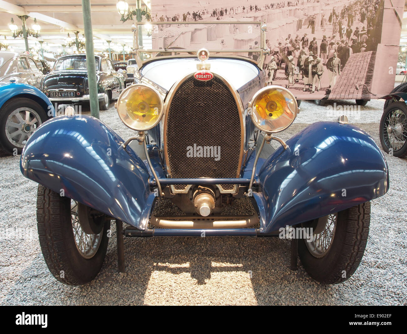 This image shows a 1926 Bugatti Roadster 40 featuring a 4-cylinder ...