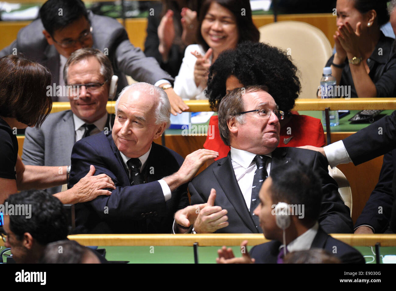 New York, UN headquarters in New York. 16th Oct, 2014. New Zealand's ...