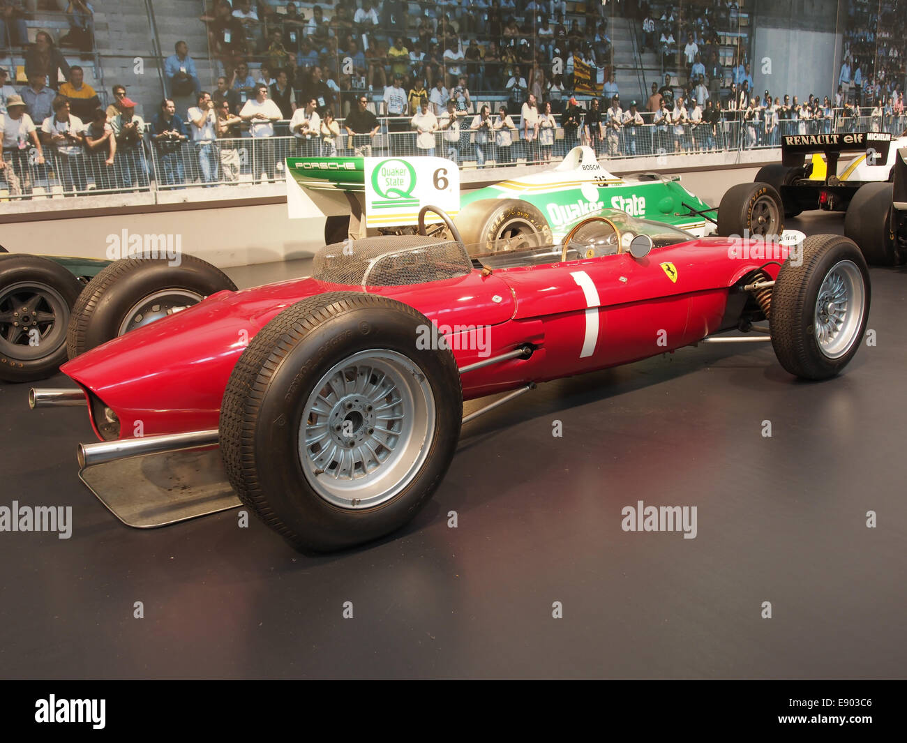 The 1963 Ferrari F1 156B, a 6-cylinder Formula 1 car driven by Lorenzo ...