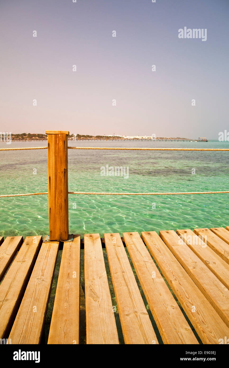 A view from the jetty at hotel Tropicana Grand Azure Sharm El Sheikh ...