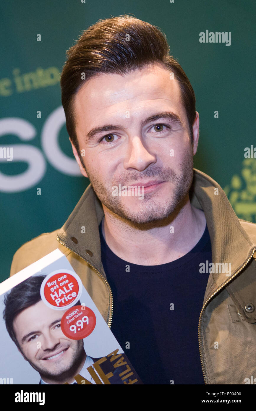 Belfast, Ireland. 16th October, 2014. Pop Star Shane Filan was in ...