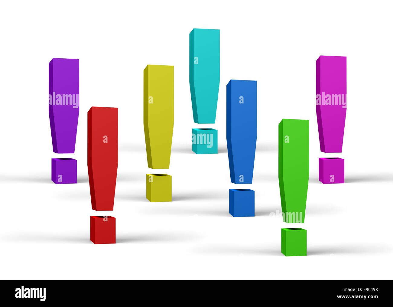 Exclamation mark Cut Out Stock Images & Pictures - Alamy