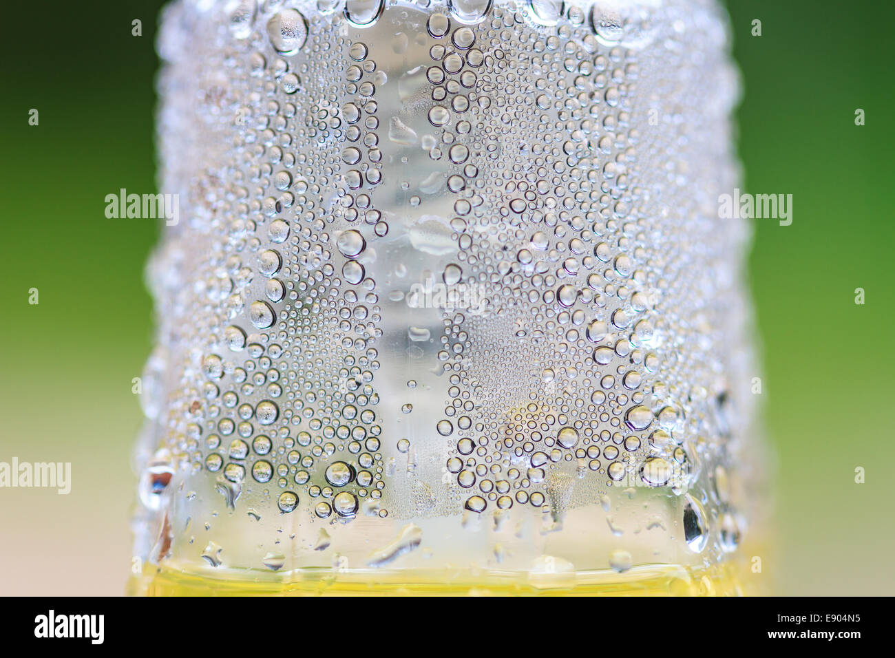 Water Drops on plastic bottle, background and texture Stock Photo - Alamy
