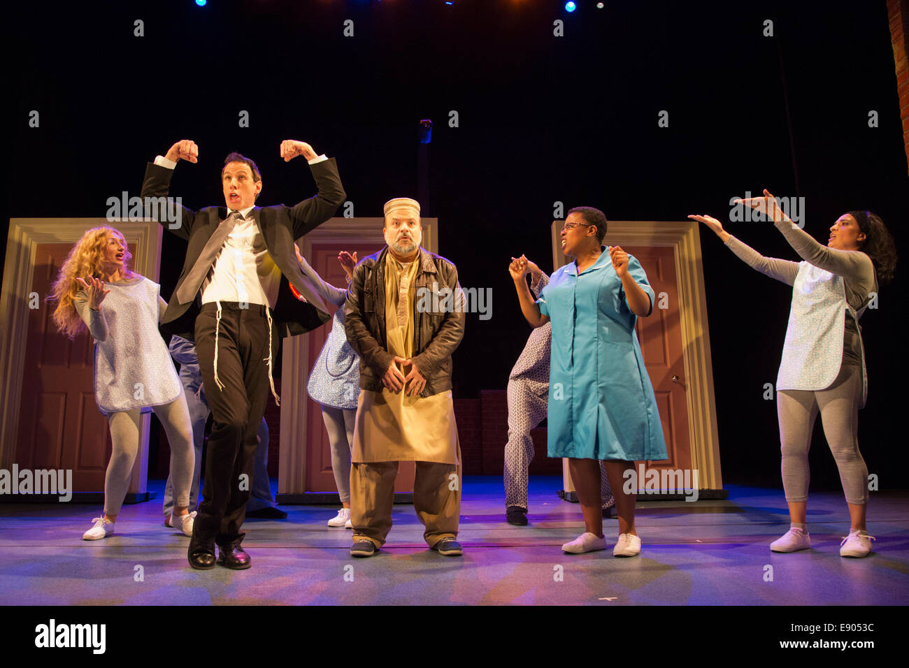 Photocall for the musical "The Infidel" by David Baddiel. Steven Serlin ...